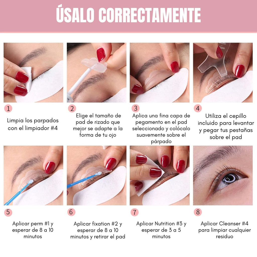 LashUp® Kit Profesional para Lifting de Pestañas – Homexpress