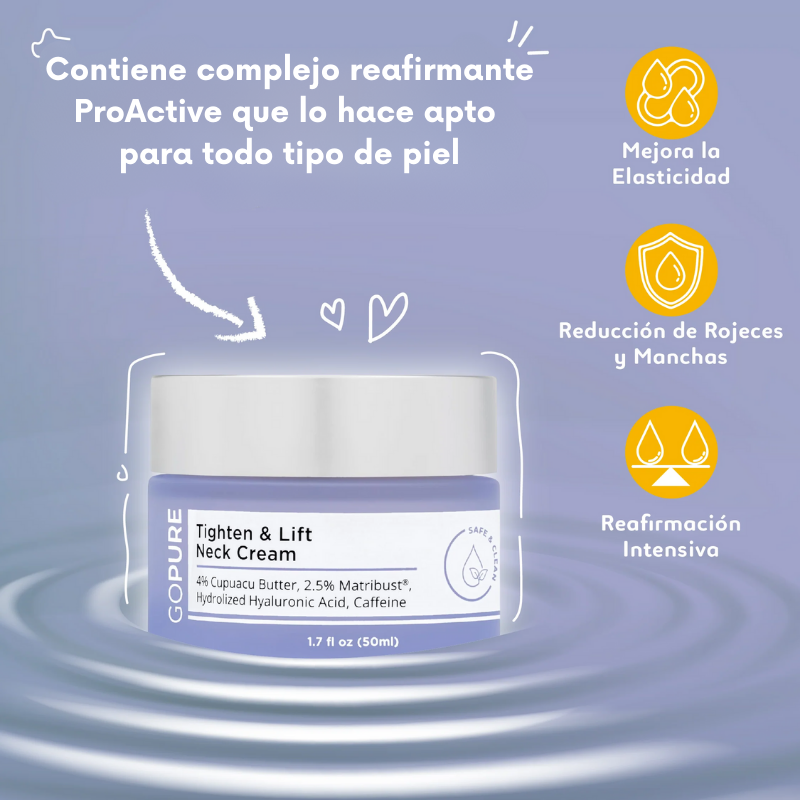 GoPure® Crema reafirmante con ácido hialurónico hidrolizado – Homexpress