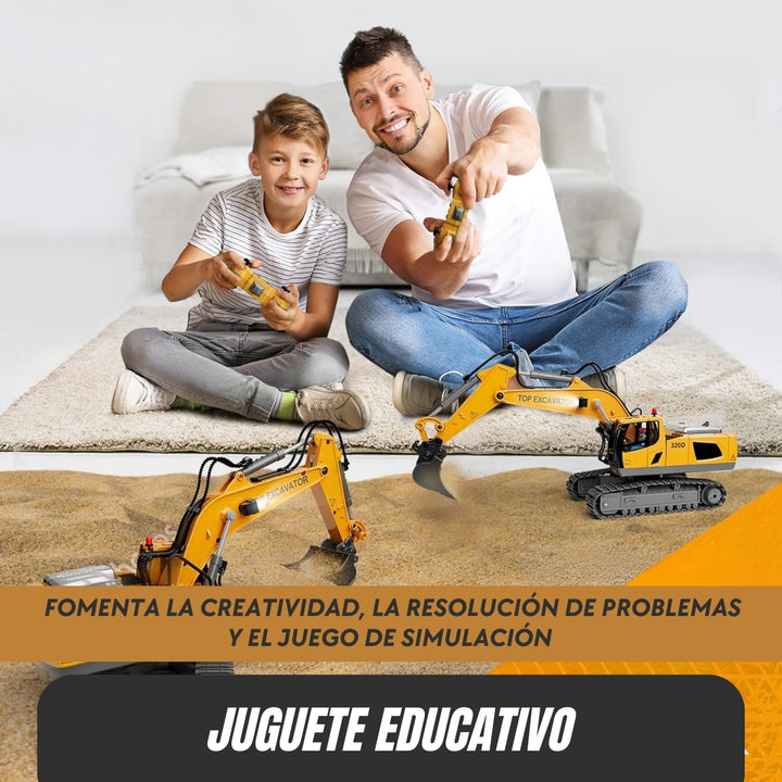 Drex® Excavadora RC de 2.4Ghz a Control Remoto – Homexpress